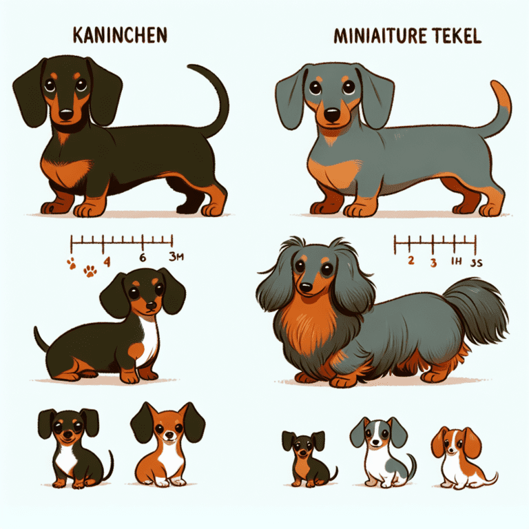 Diferencia Entre Teckel Kaninchen Y Miniatura: Características Y Tamaños